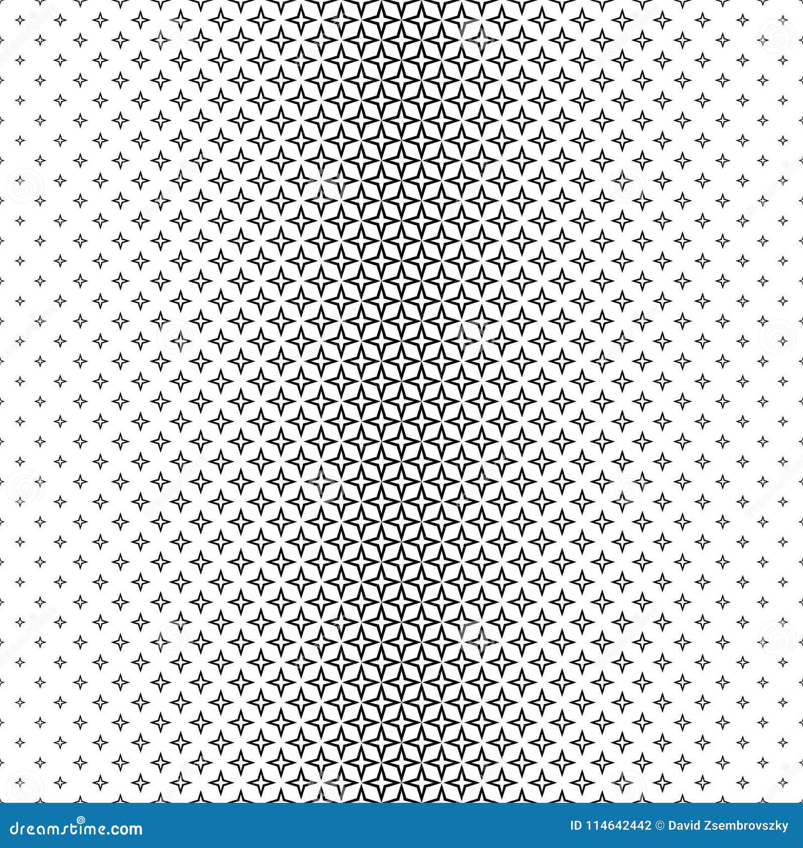 Abstract Black and White Thorn Pattern Background Stock Vector ...