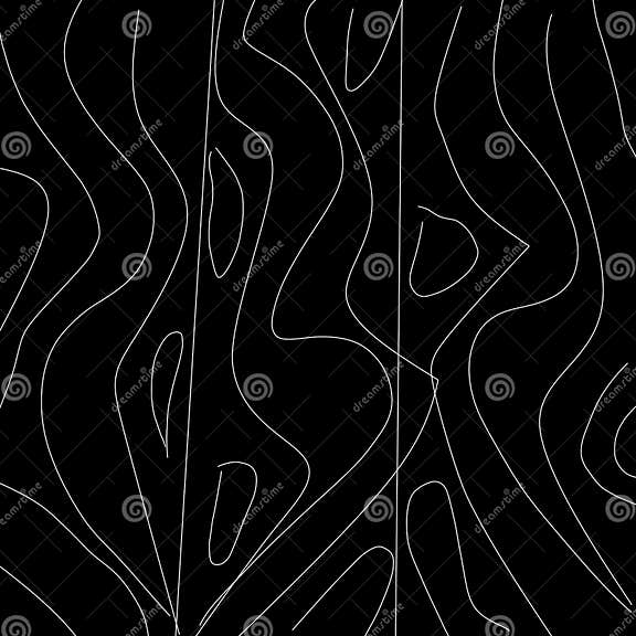Abstract Black and White Wave Pattern As Illustration Background and ...
