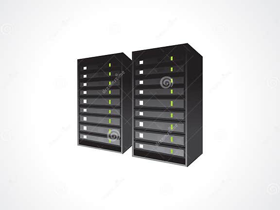 Abstract blade server icon stock vector. Illustration of service - 98994062