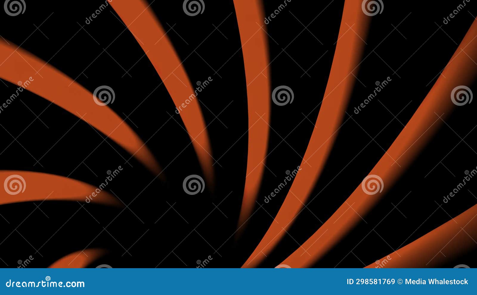 Abstract Blades Rotating, Moving in a Circular Trajectory. Design. Red ...