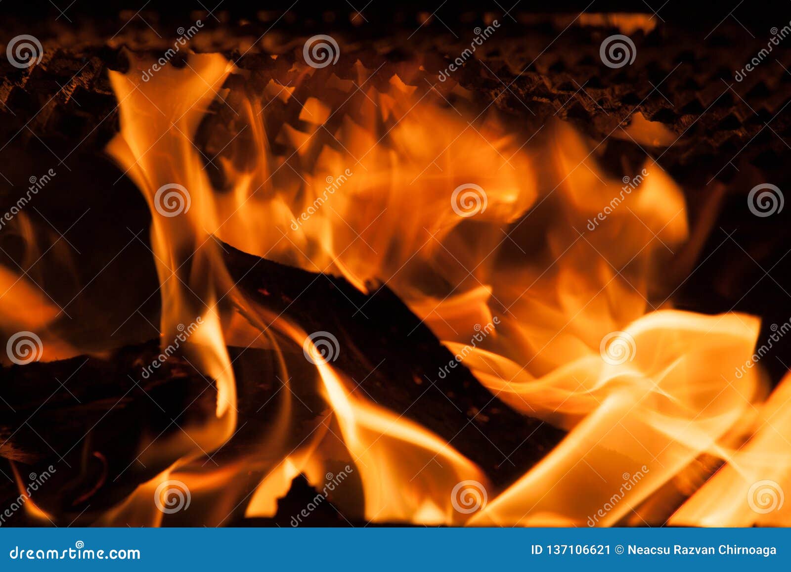 Abstract Blaze Fire Flame Texture For Banner Background Royalty-Free ...