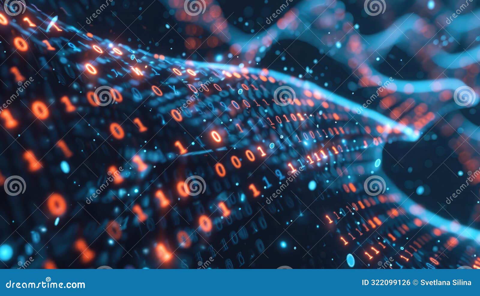 Abstract Blend of DNA Strands and Binary Code Symbolizing AI Ethics ...