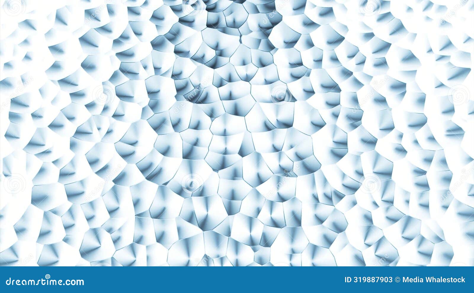 Abstract Blinking Particles Creating Rotating Surface. Design. Round ...