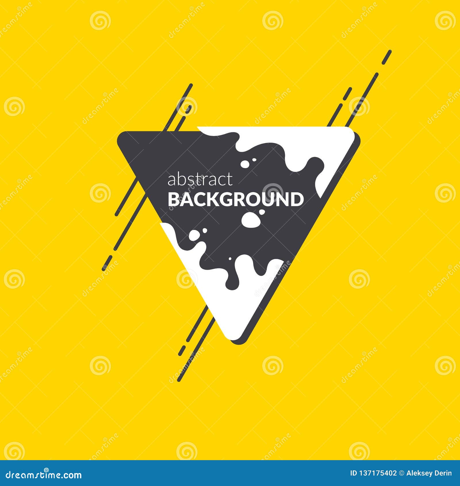 Abstract Blobs and Geometric Shapes on a Background Stock Vector ...