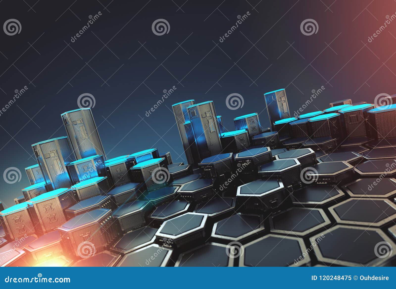 Abstract Security Technology Background Stock Image - Image of ...