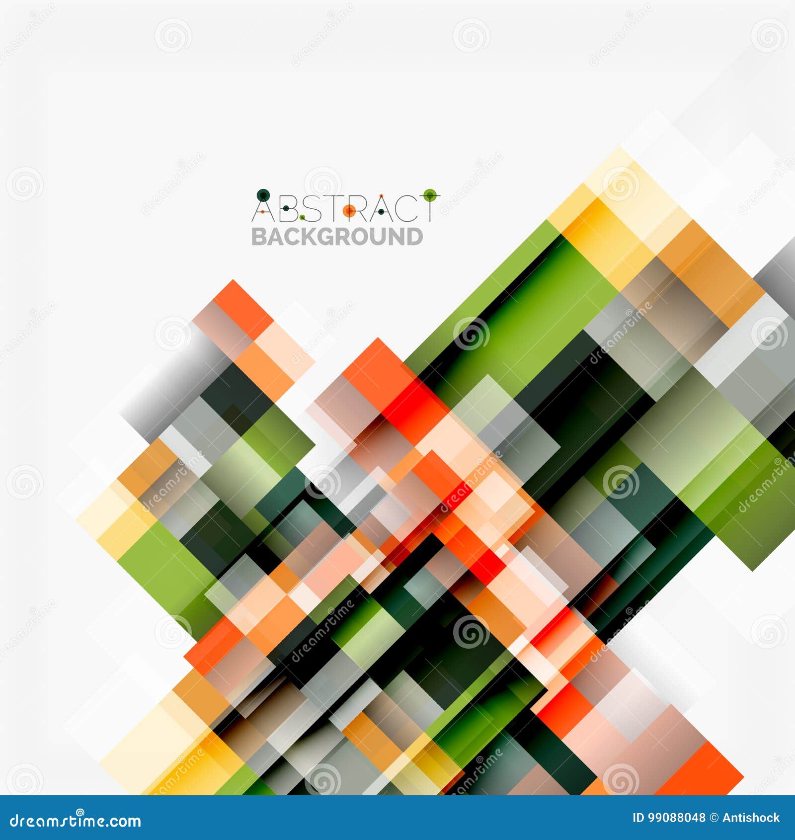 Abstract Blocks Template Design Background, Simple Geometric Shapes on ...