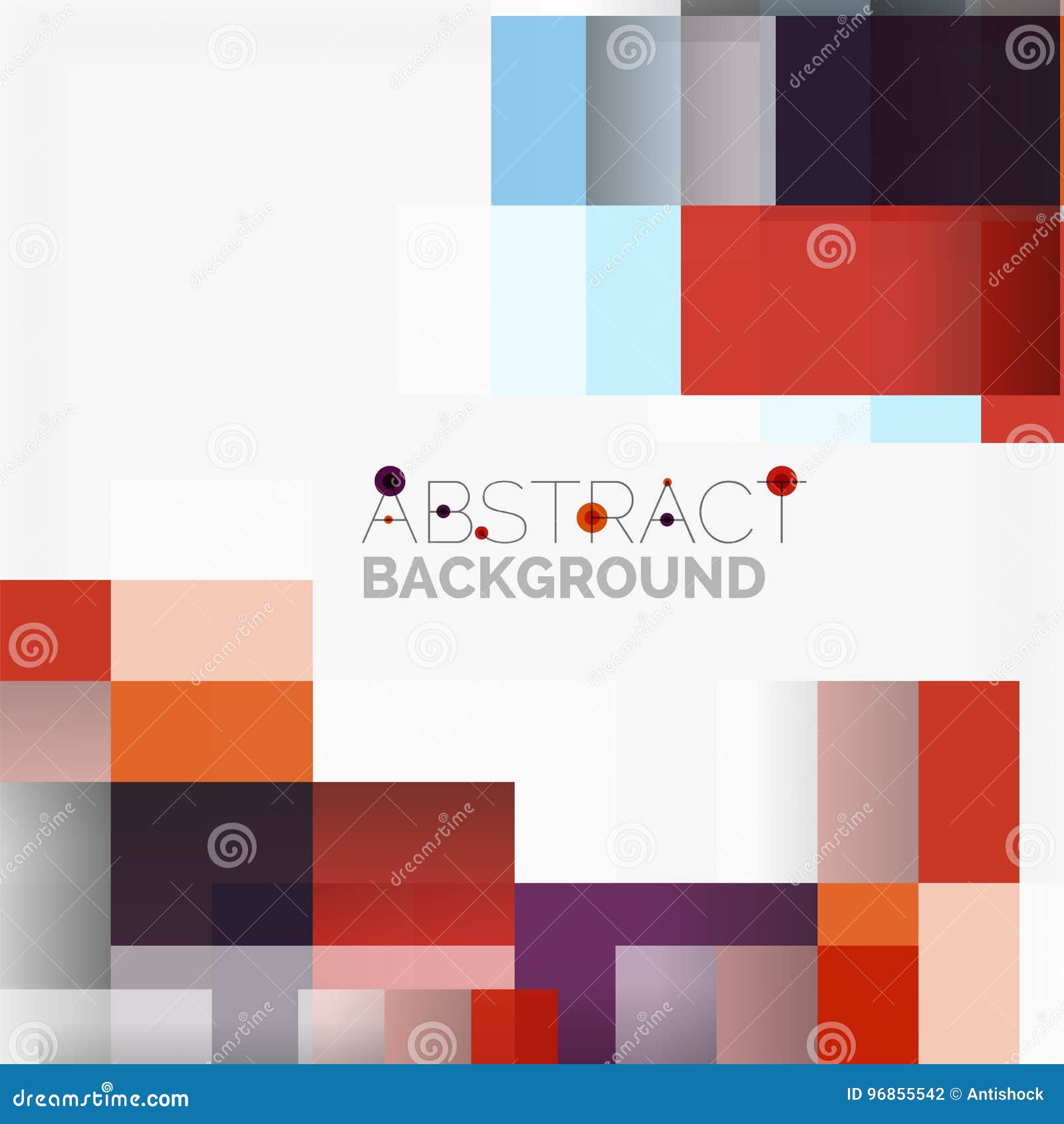 Abstract Blocks Template Design Background, Simple Geometric Shapes on ...