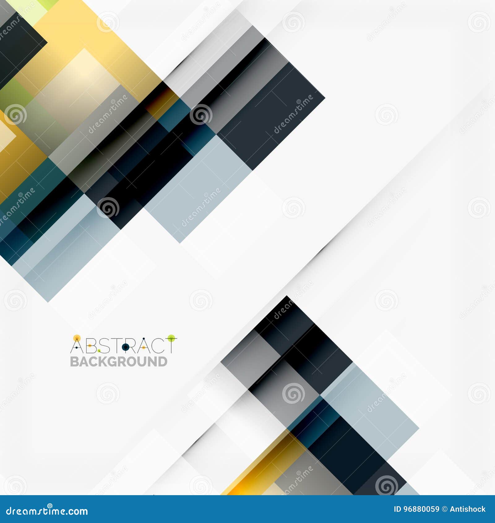 Abstract Blocks Template Design Background, Simple Geometric Shapes on ...