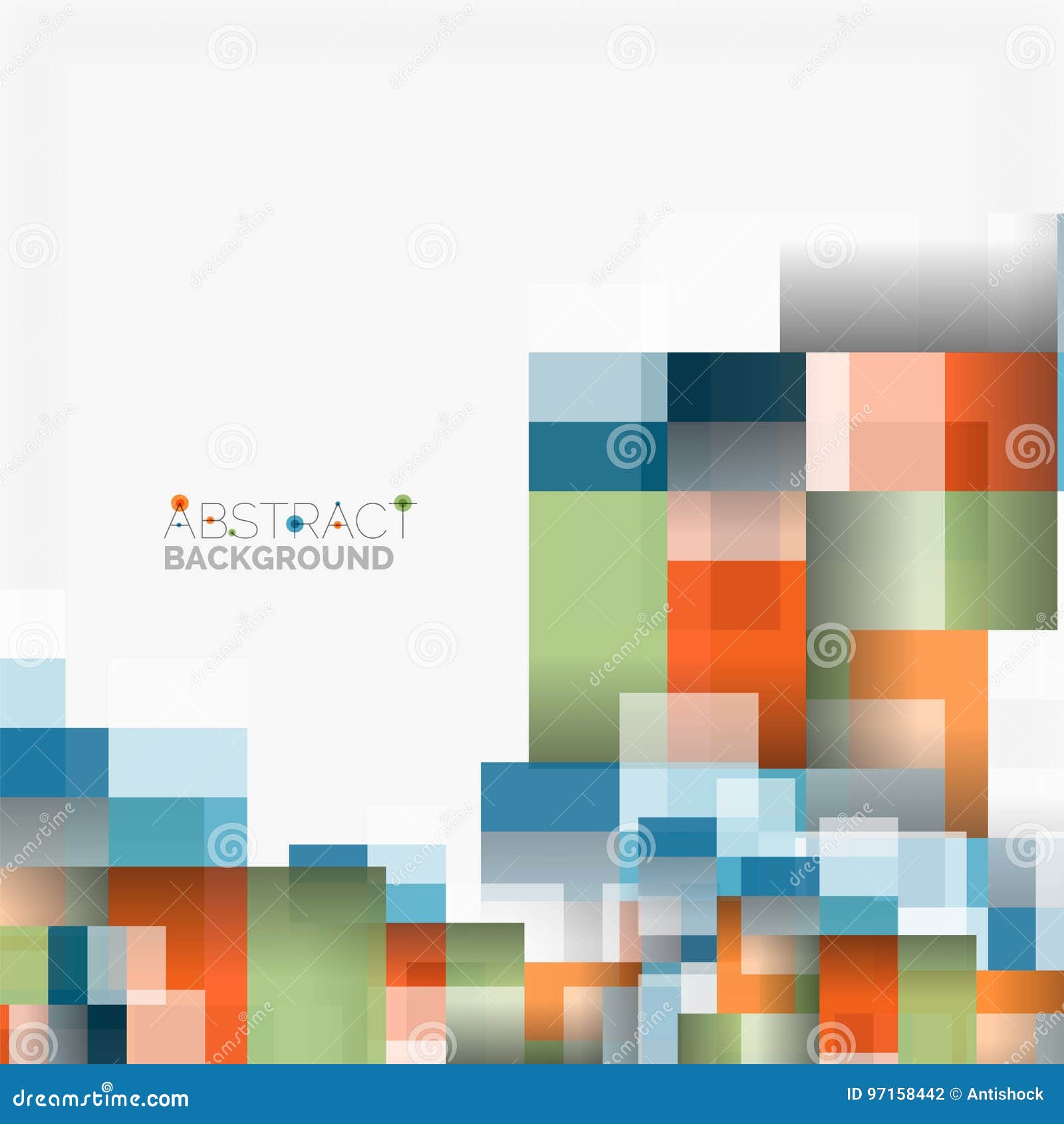 Abstract Blocks Template Design Background, Simple Geometric Shapes on ...