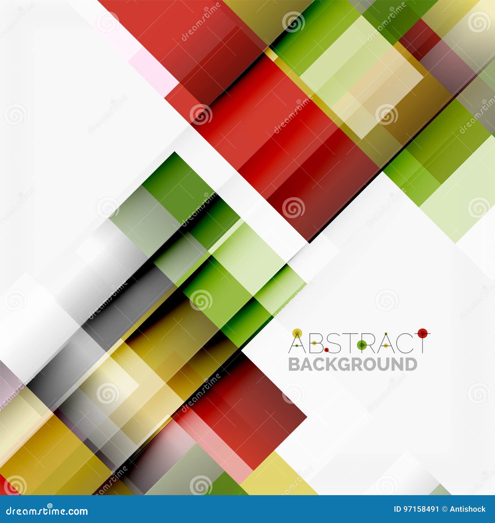 Abstract Blocks Template Design Background, Simple Geometric Shapes on ...