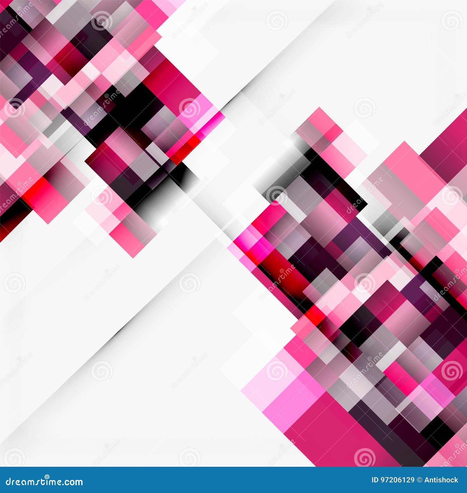 Abstract Blocks Template Design Background, Simple Geometric Shapes on ...