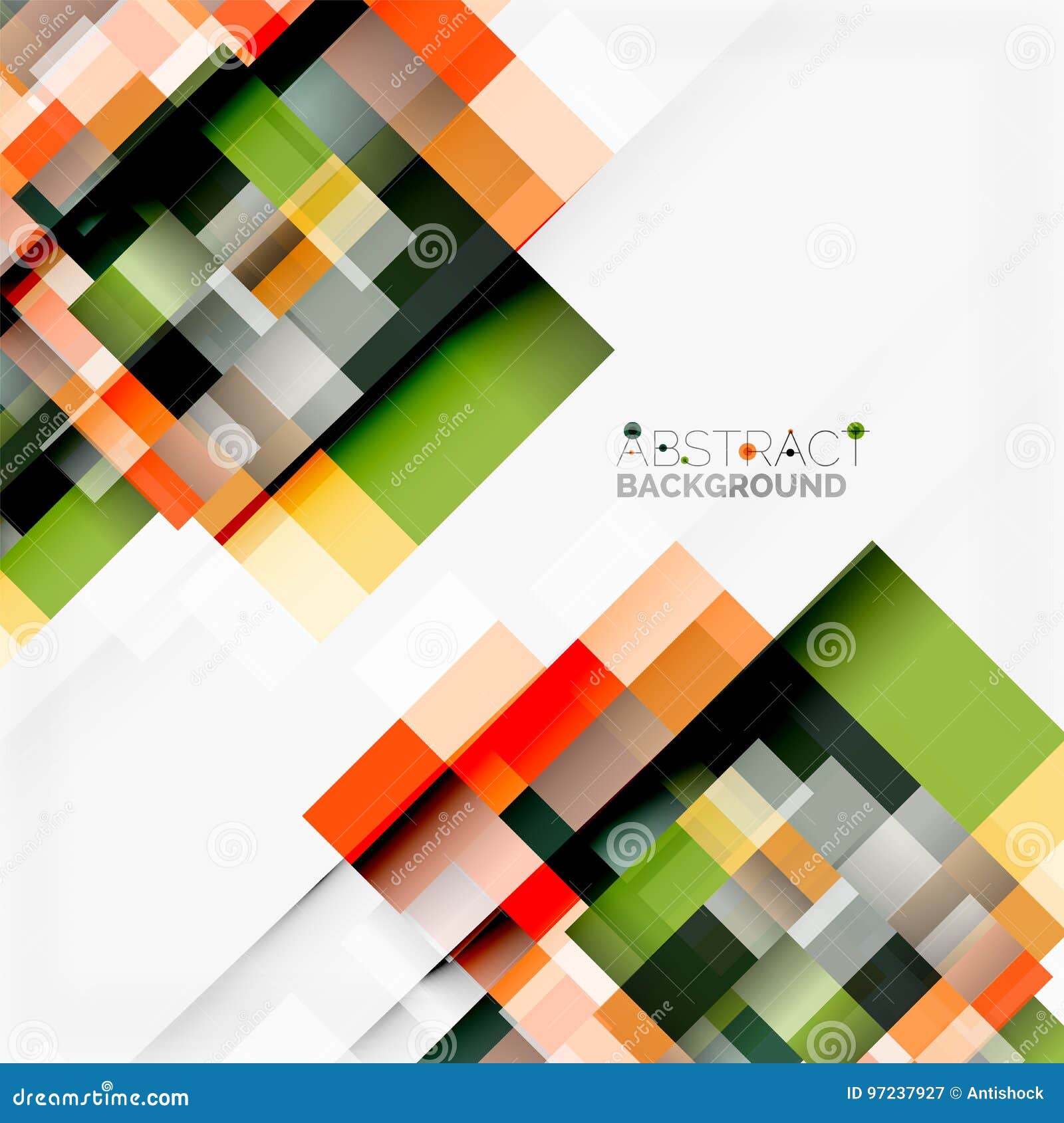 Abstract Blocks Template Design Background, Simple Geometric Shapes on ...