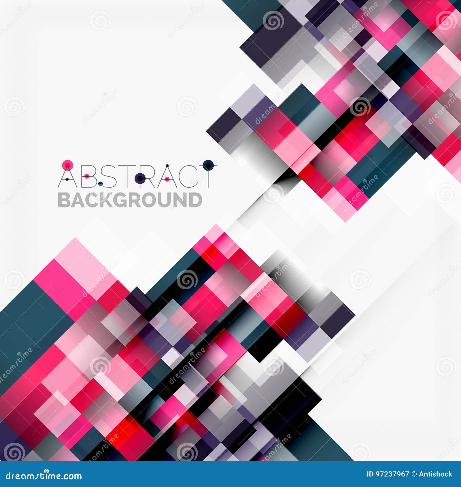 Abstract Blocks Template Design Background, Simple Geometric Shapes on ...