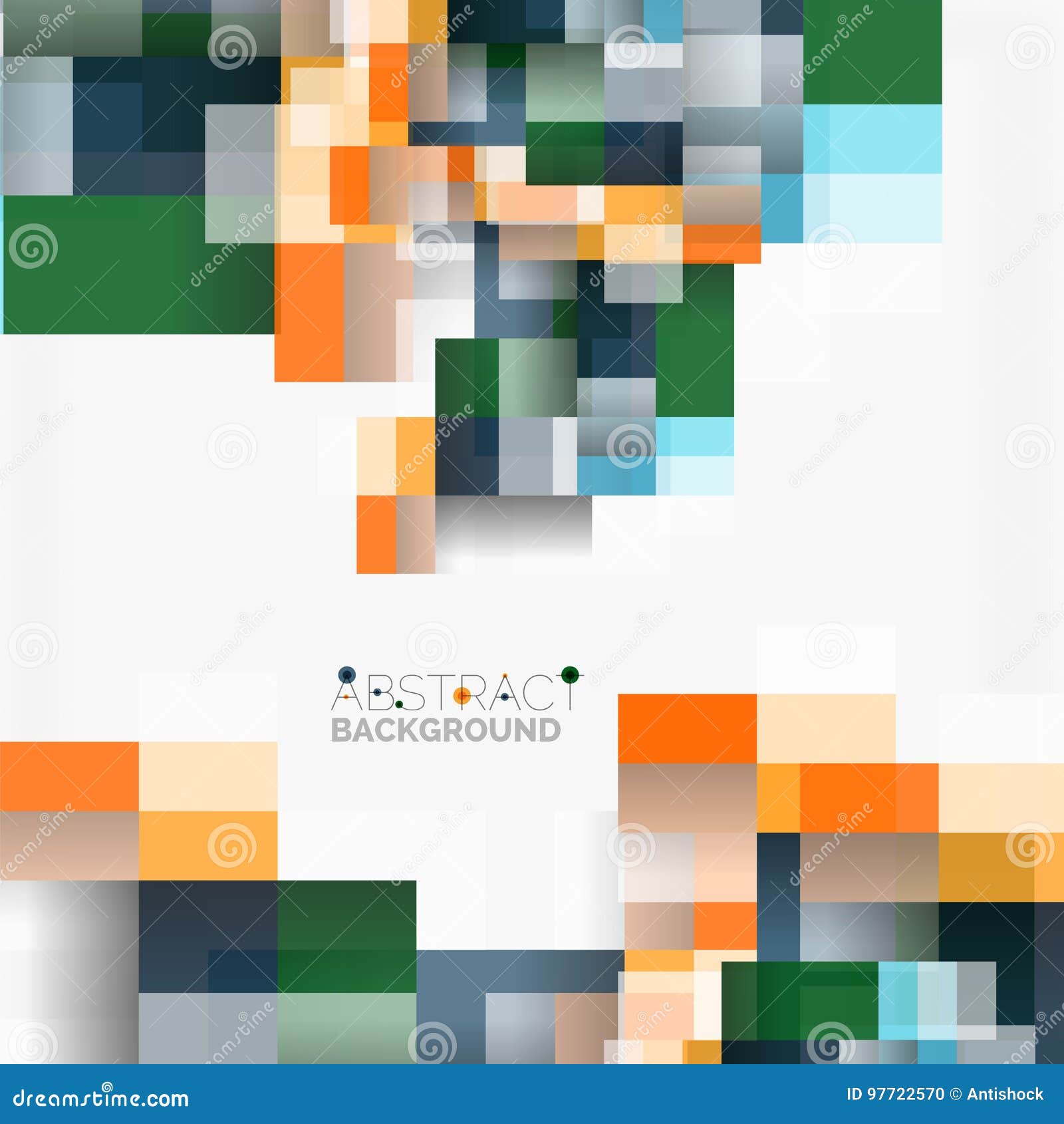 Abstract Blocks Template Design Background, Simple Geometric Shapes on ...