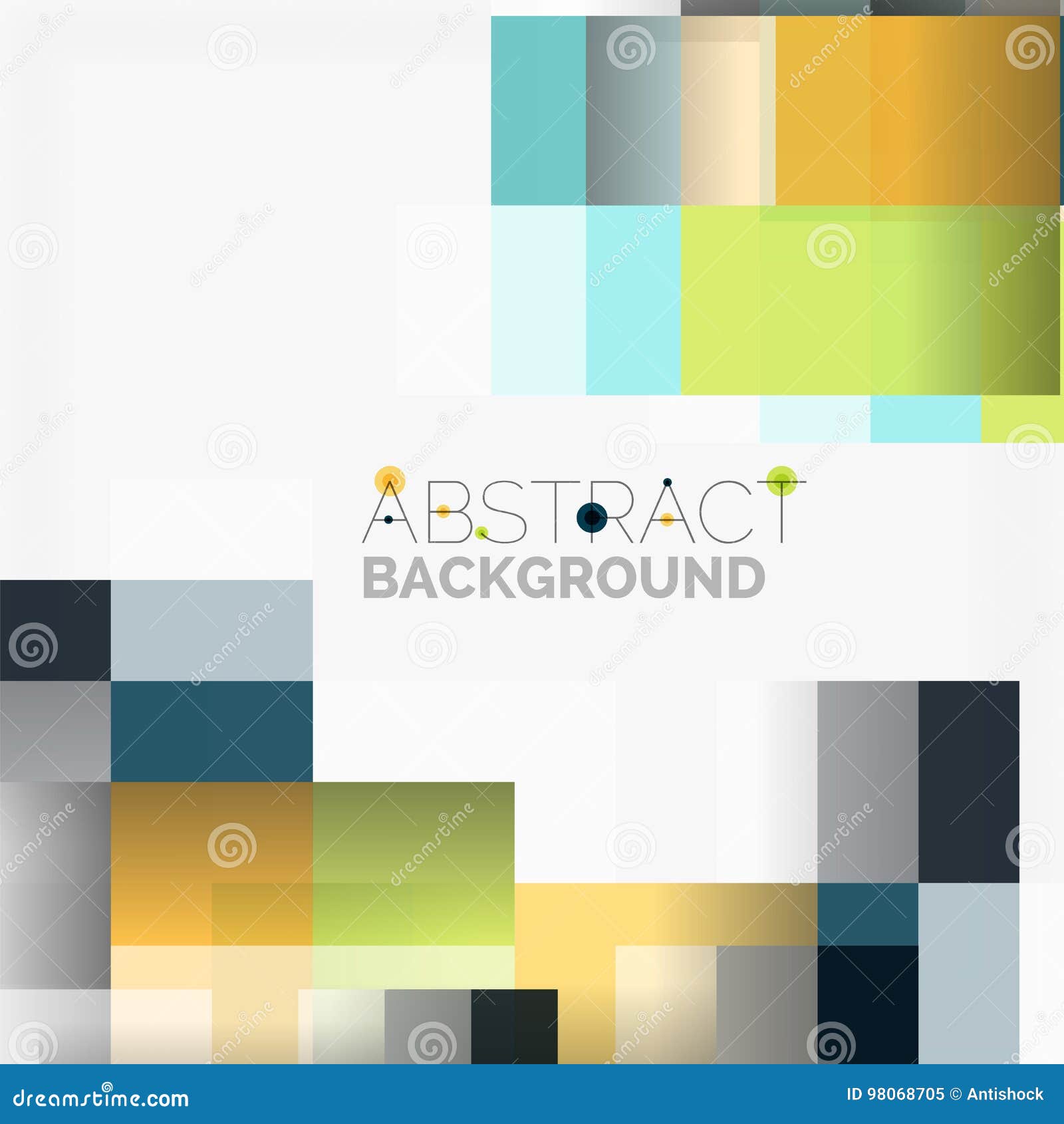 Abstract Blocks Template Design Background, Simple Geometric Shapes on ...