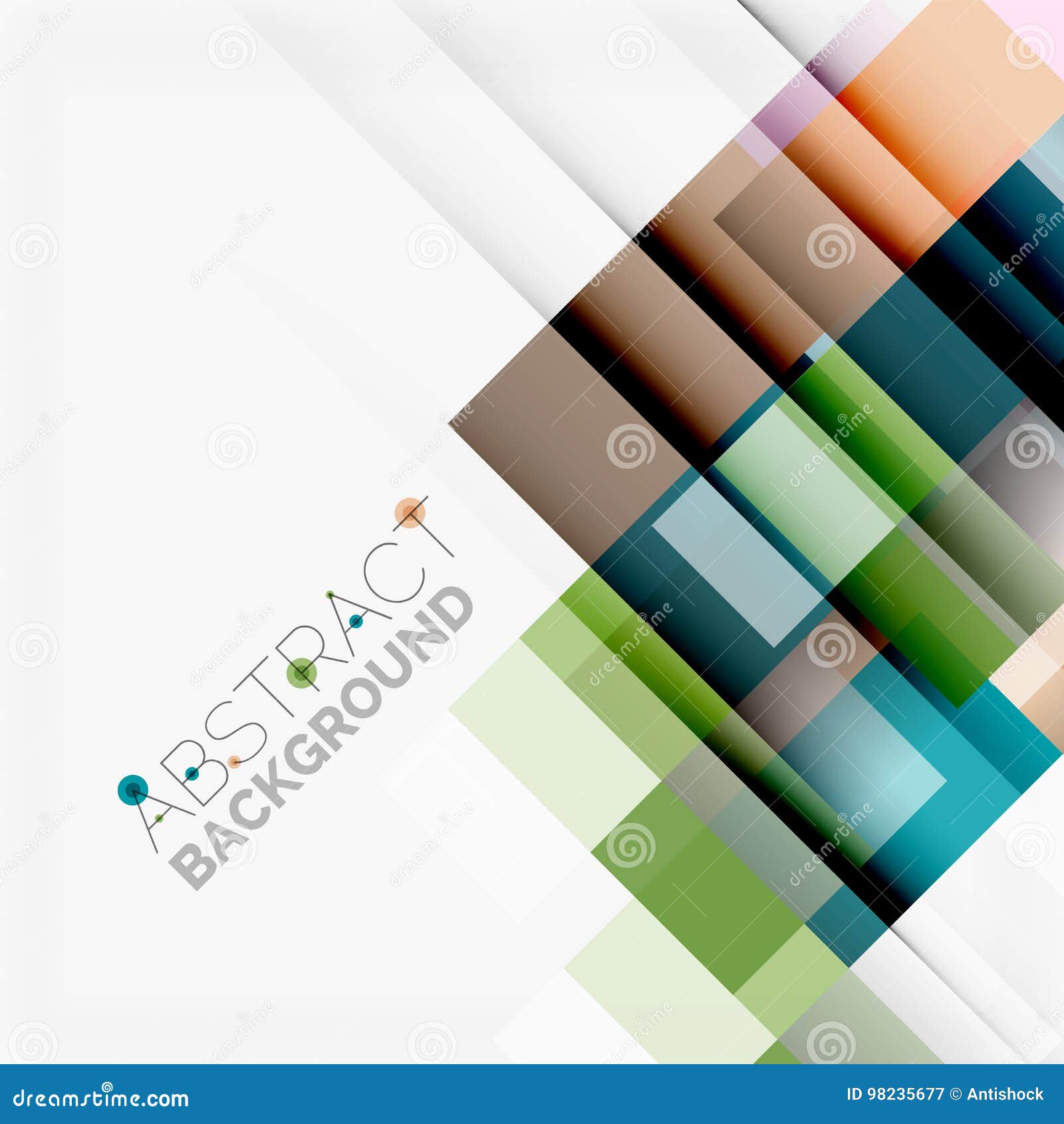 Abstract Blocks Template Design Background, Simple Geometric Shapes on ...