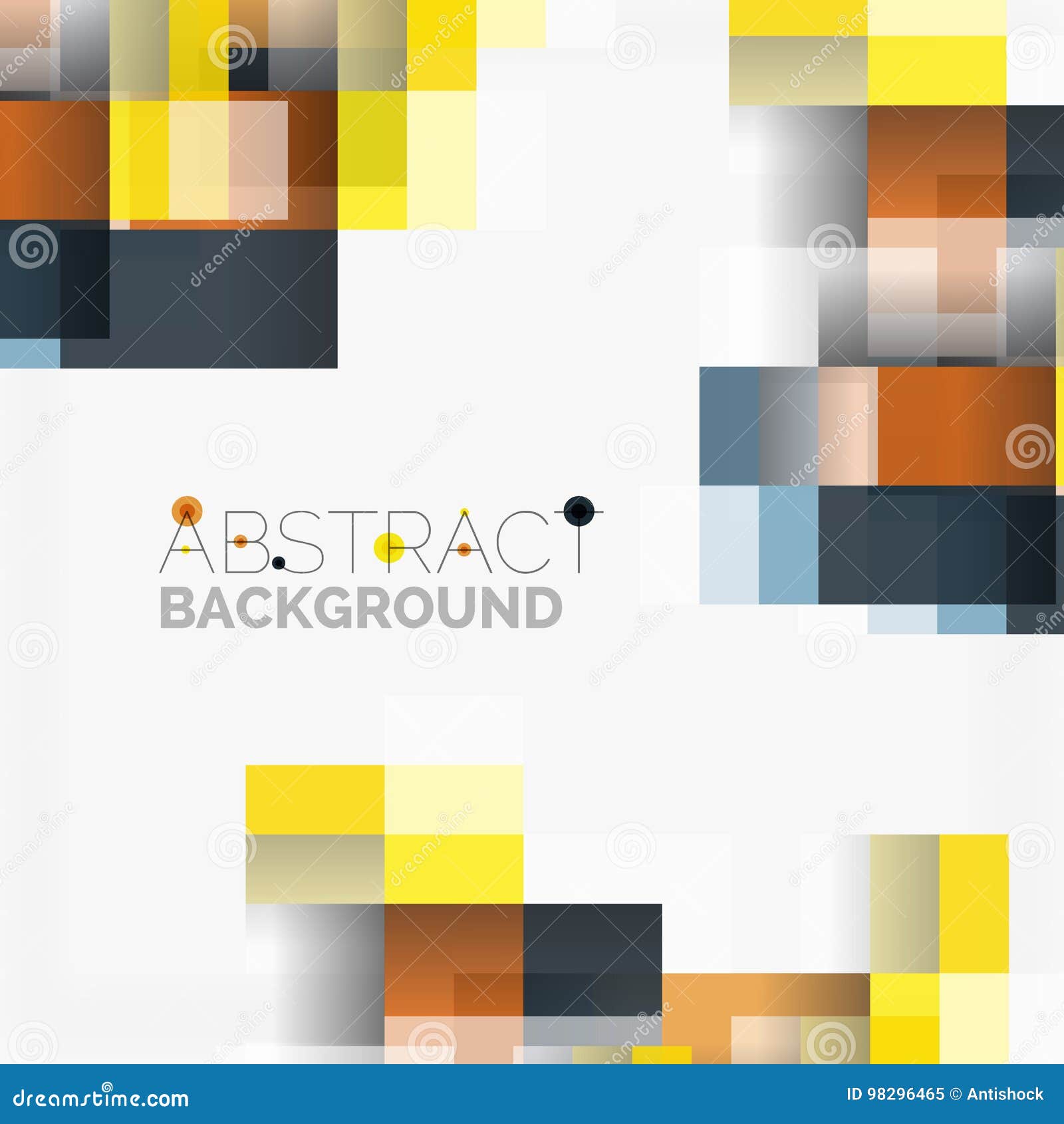 Abstract Blocks Template Design Background, Simple Geometric Shapes on ...