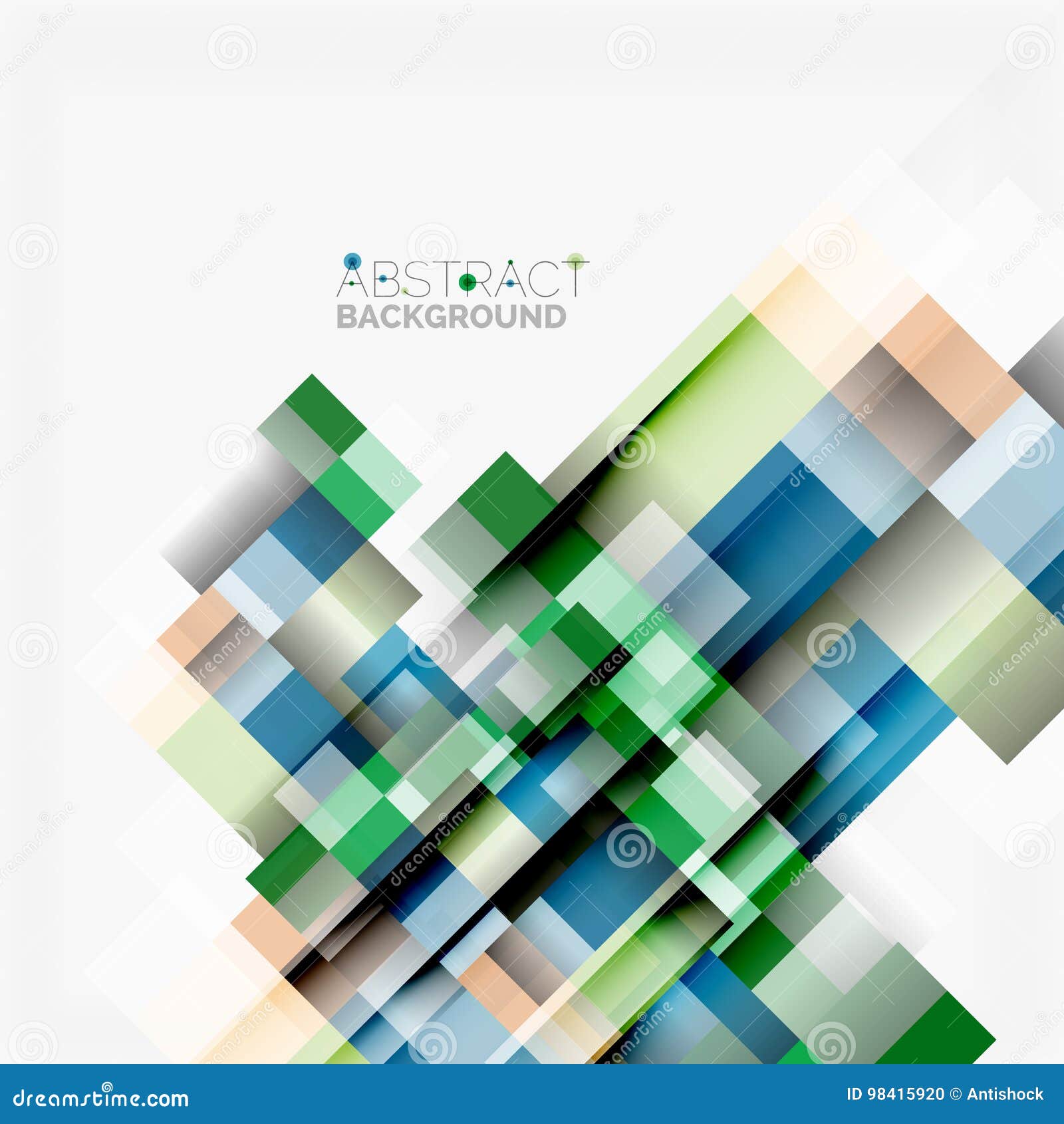 Abstract Blocks Template Design Background, Simple Geometric Shapes on ...