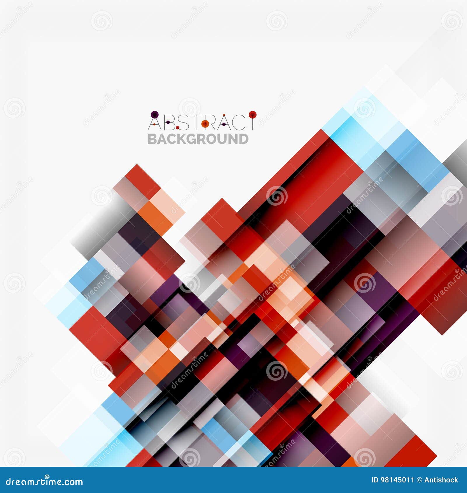 Abstract Blocks Template Design Background, Simple Geometric Shapes on ...