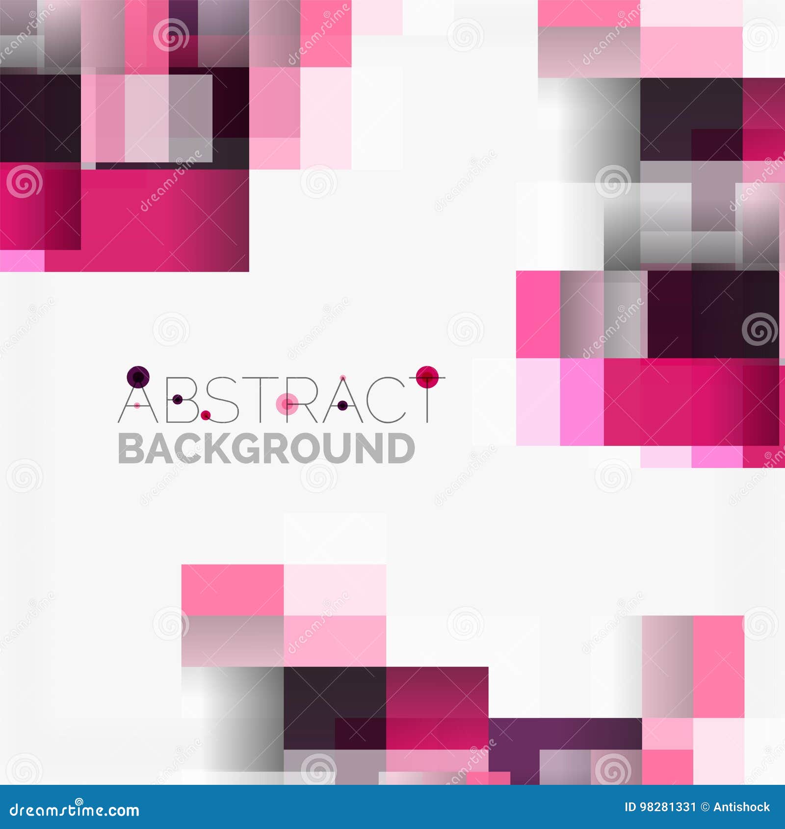 Abstract Blocks Template Design Background, Simple Geometric Shapes on ...