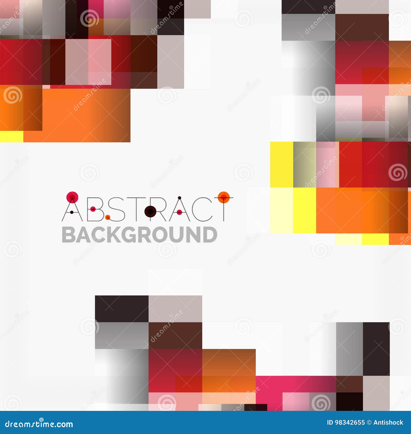 Abstract Blocks Template Design Background, Simple Geometric Shapes on ...