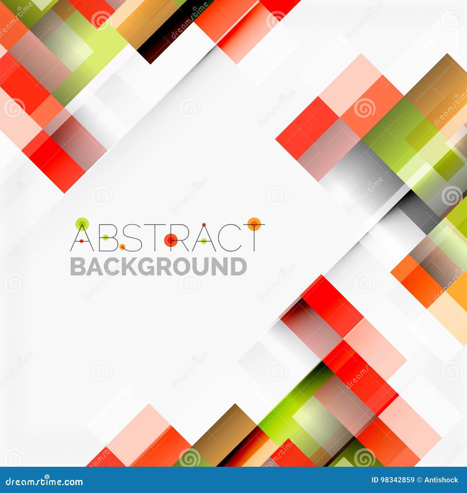 Abstract Blocks Template Design Background, Simple Geometric Shapes on ...