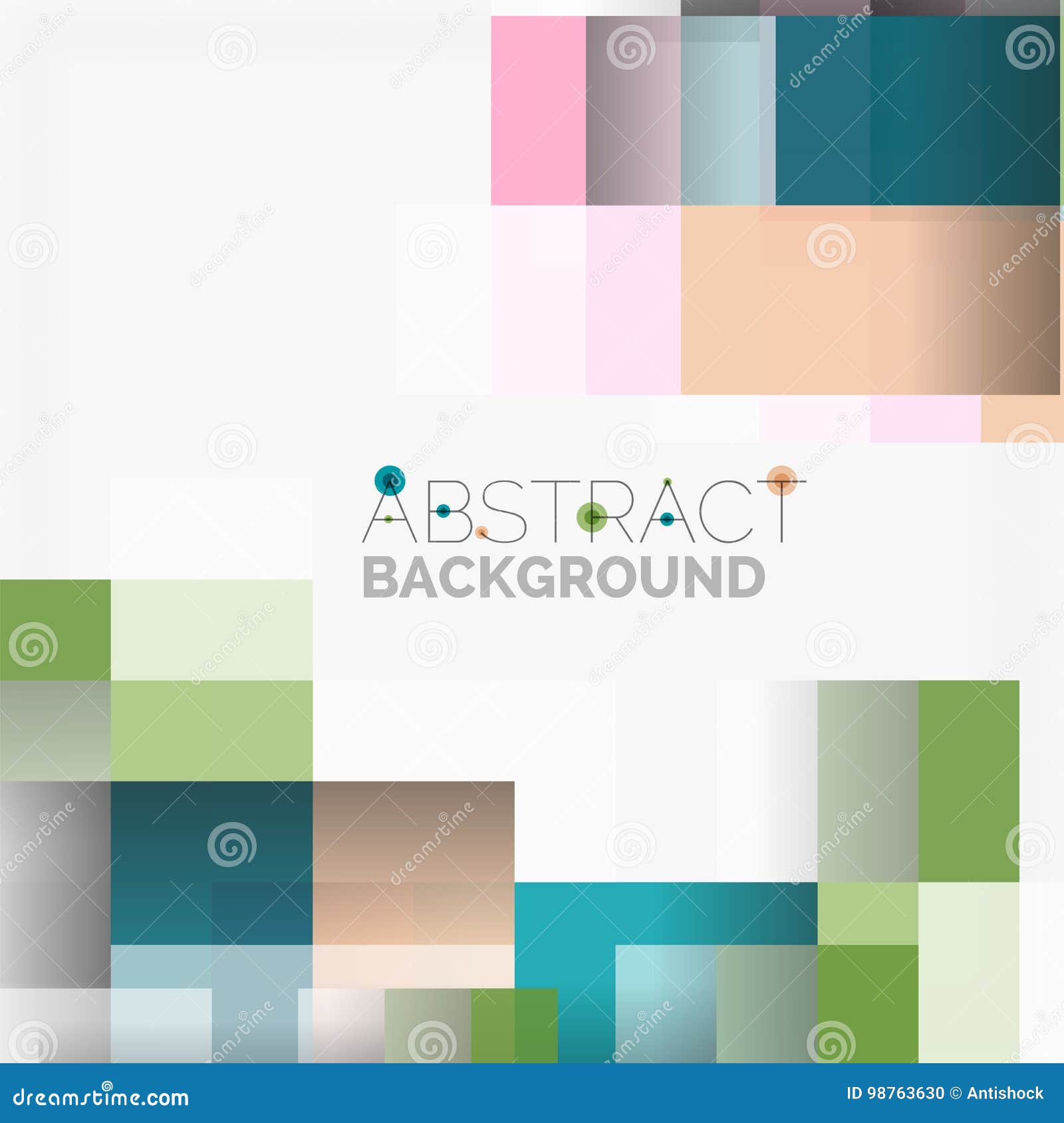 Abstract Blocks Template Design Background, Simple Geometric Shapes on ...