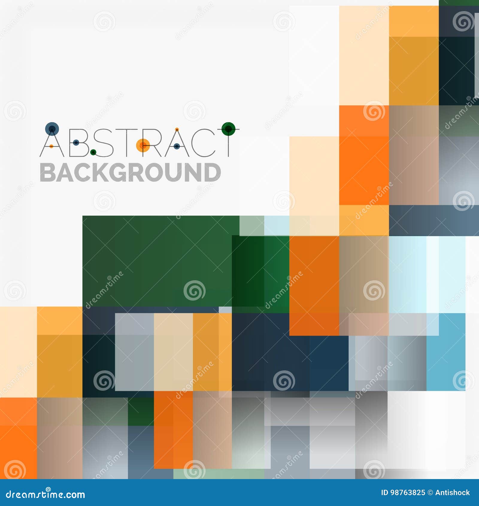 Abstract Blocks Template Design Background, Simple Geometric Shapes on ...