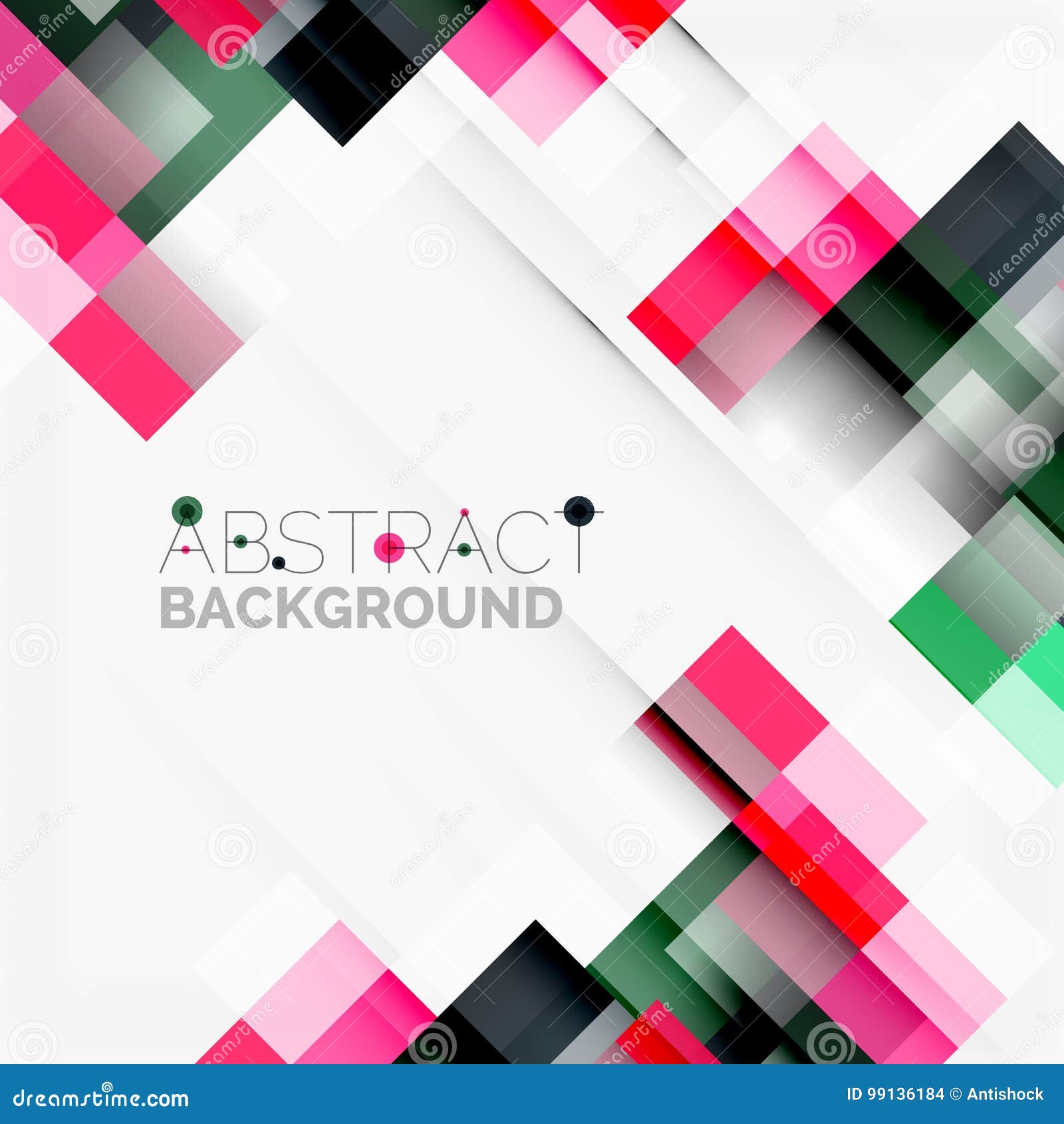Abstract Blocks Template Design Background, Simple Geometric Shapes on ...