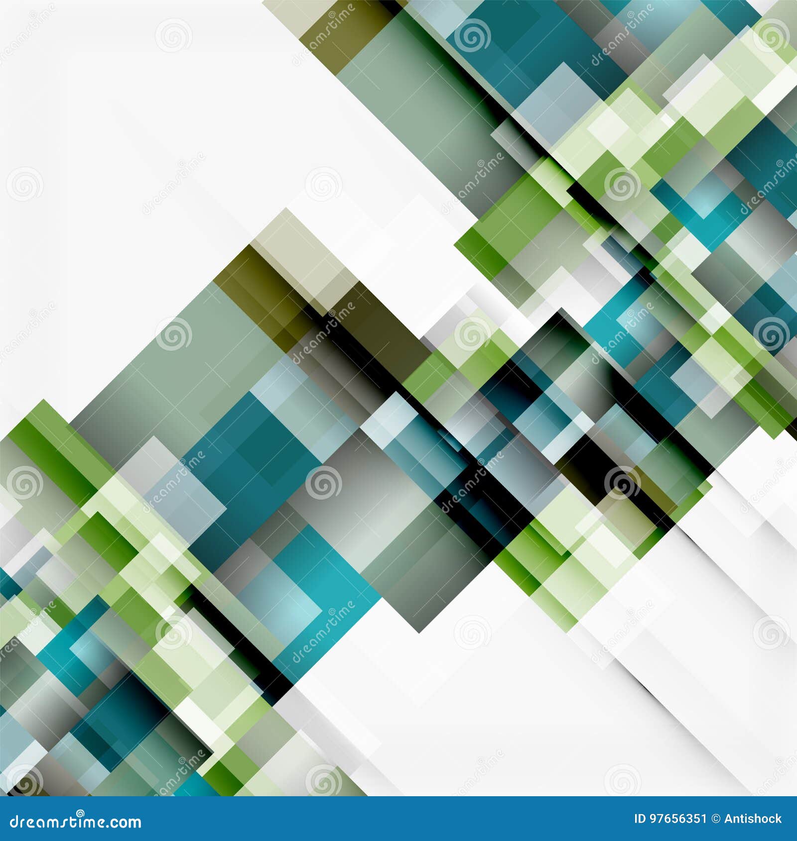 Abstract Blocks Template Design Background Stock Vector - Illustration ...