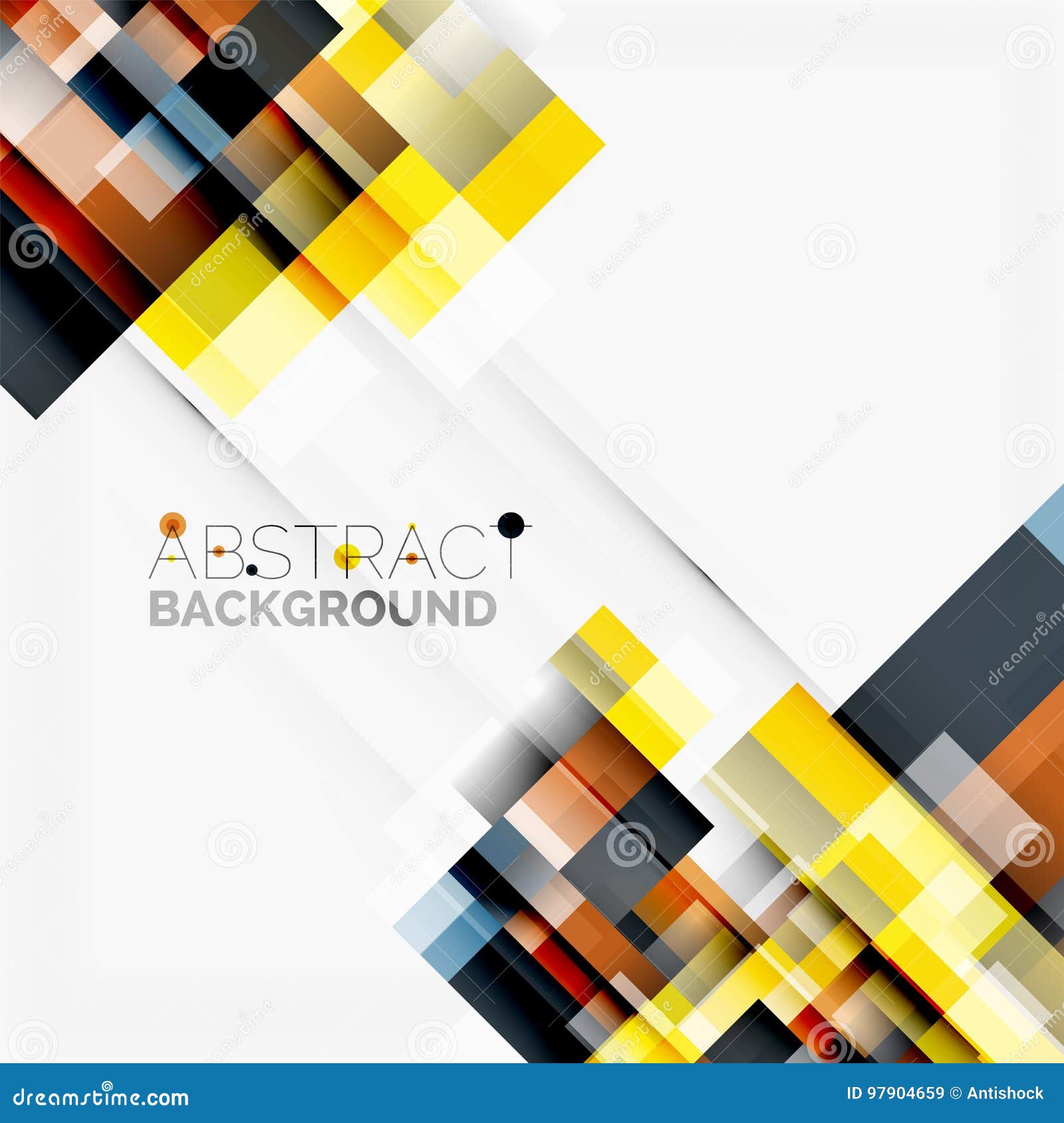 Abstract Blocks Template Design Background Stock Vector - Illustration ...