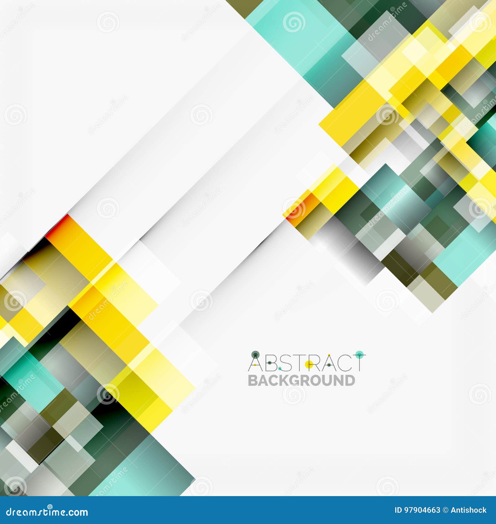 Abstract Blocks Template Design Background Stock Vector - Illustration ...