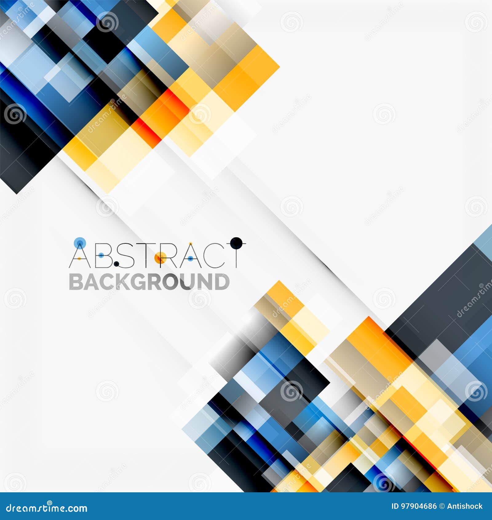 Abstract Blocks Template Design Background Stock Vector - Illustration ...