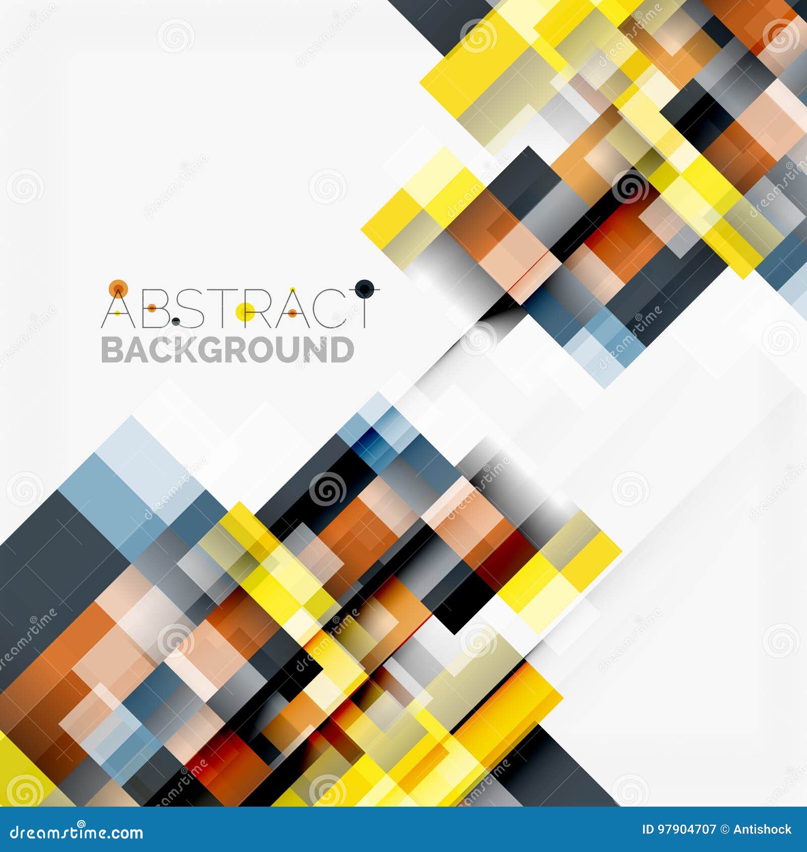 Abstract Blocks Template Design Background Stock Vector - Illustration ...
