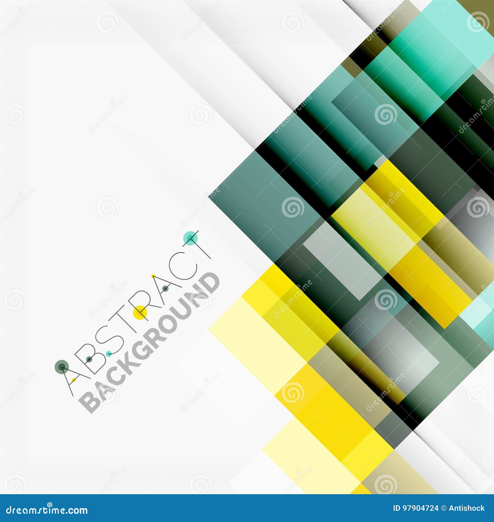 Abstract Blocks Template Design Background Stock Vector - Illustration ...