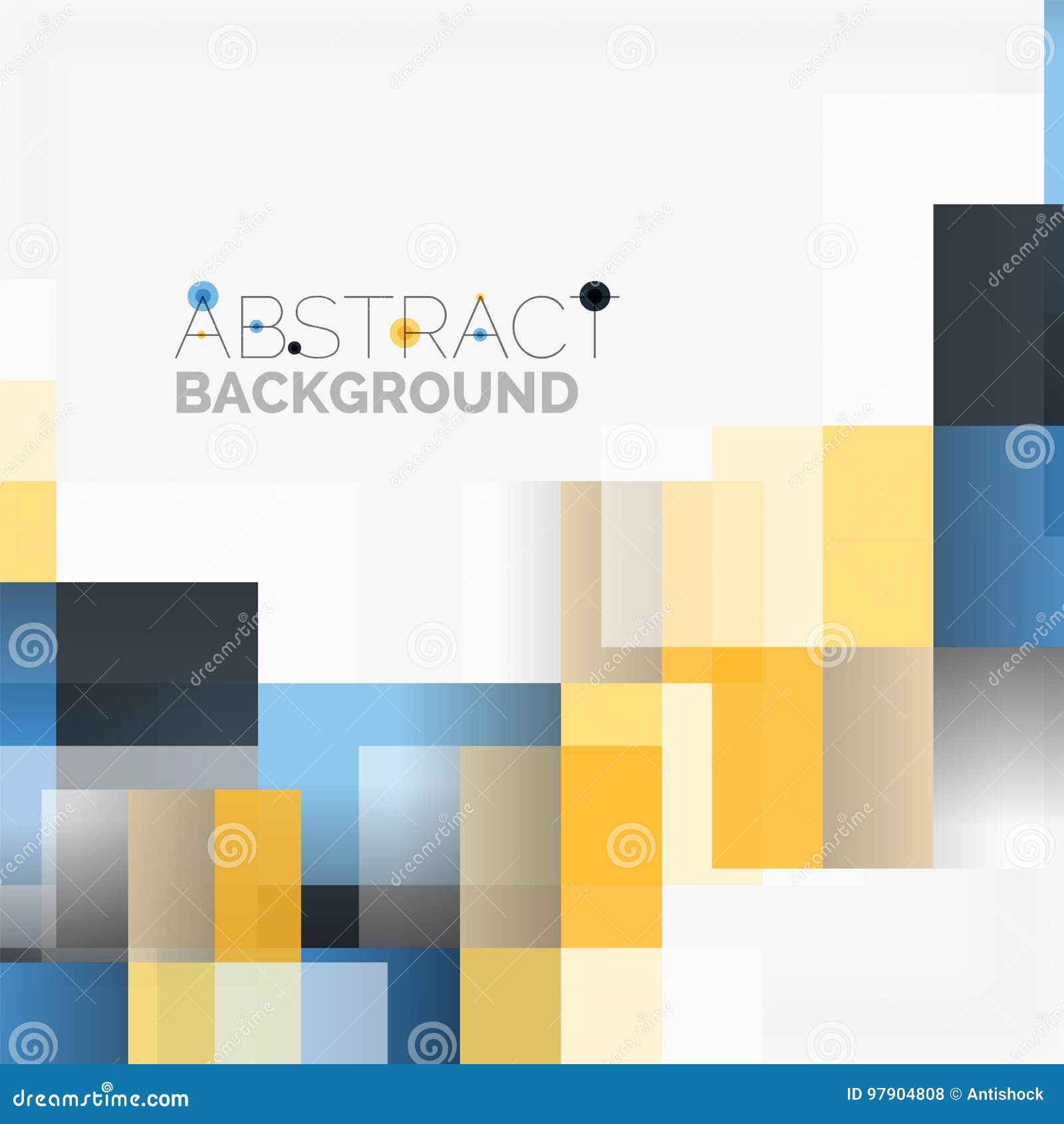 Abstract Blocks Template Design Background Stock Vector - Illustration ...