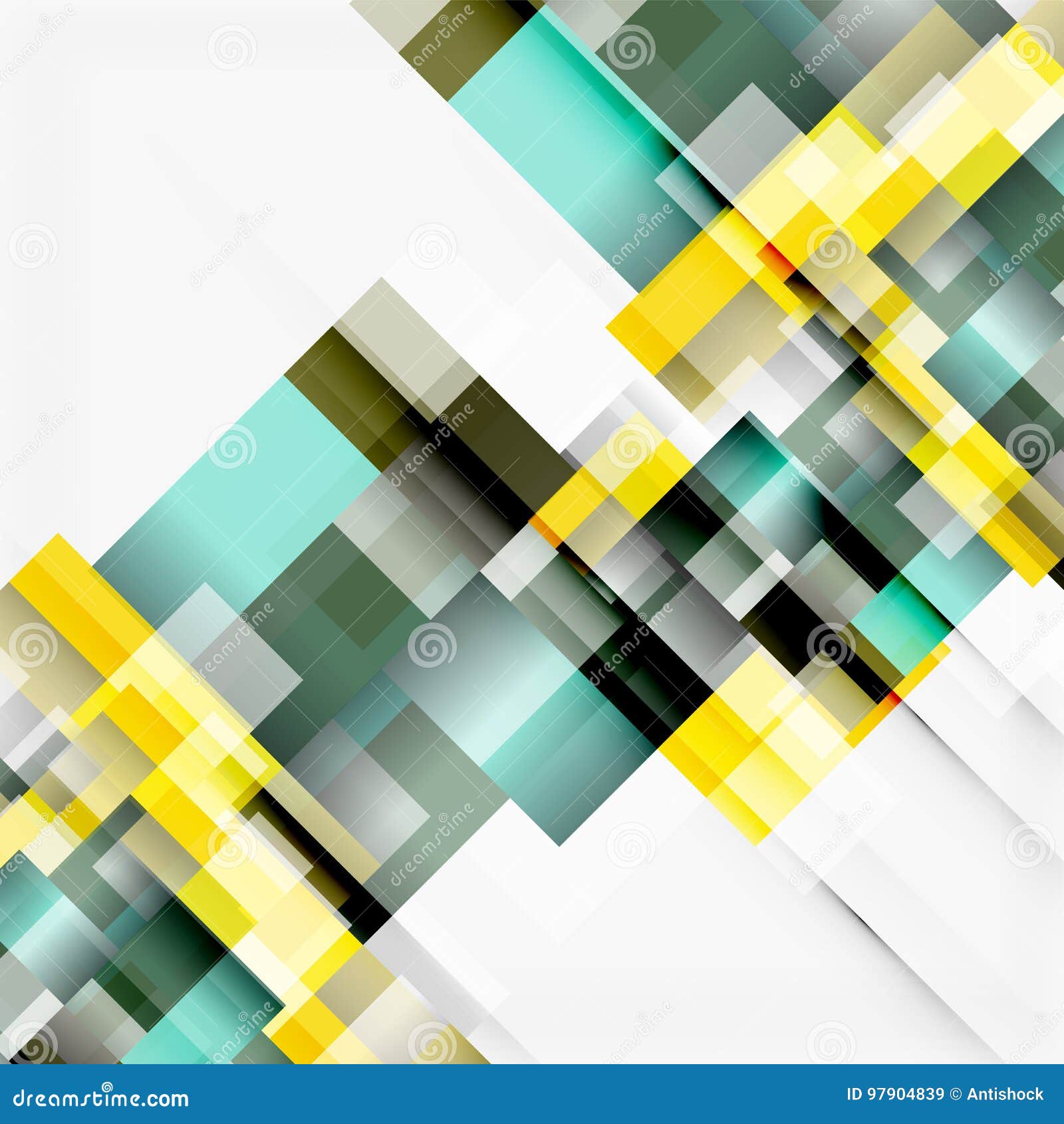 Abstract Blocks Template Design Background Stock Vector - Illustration ...