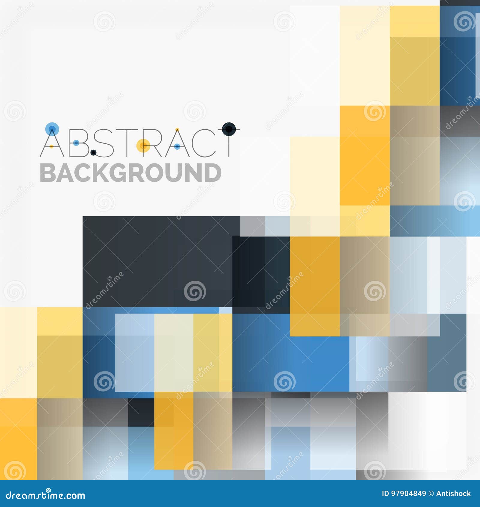 Abstract Blocks Template Design Background Stock Vector - Illustration ...