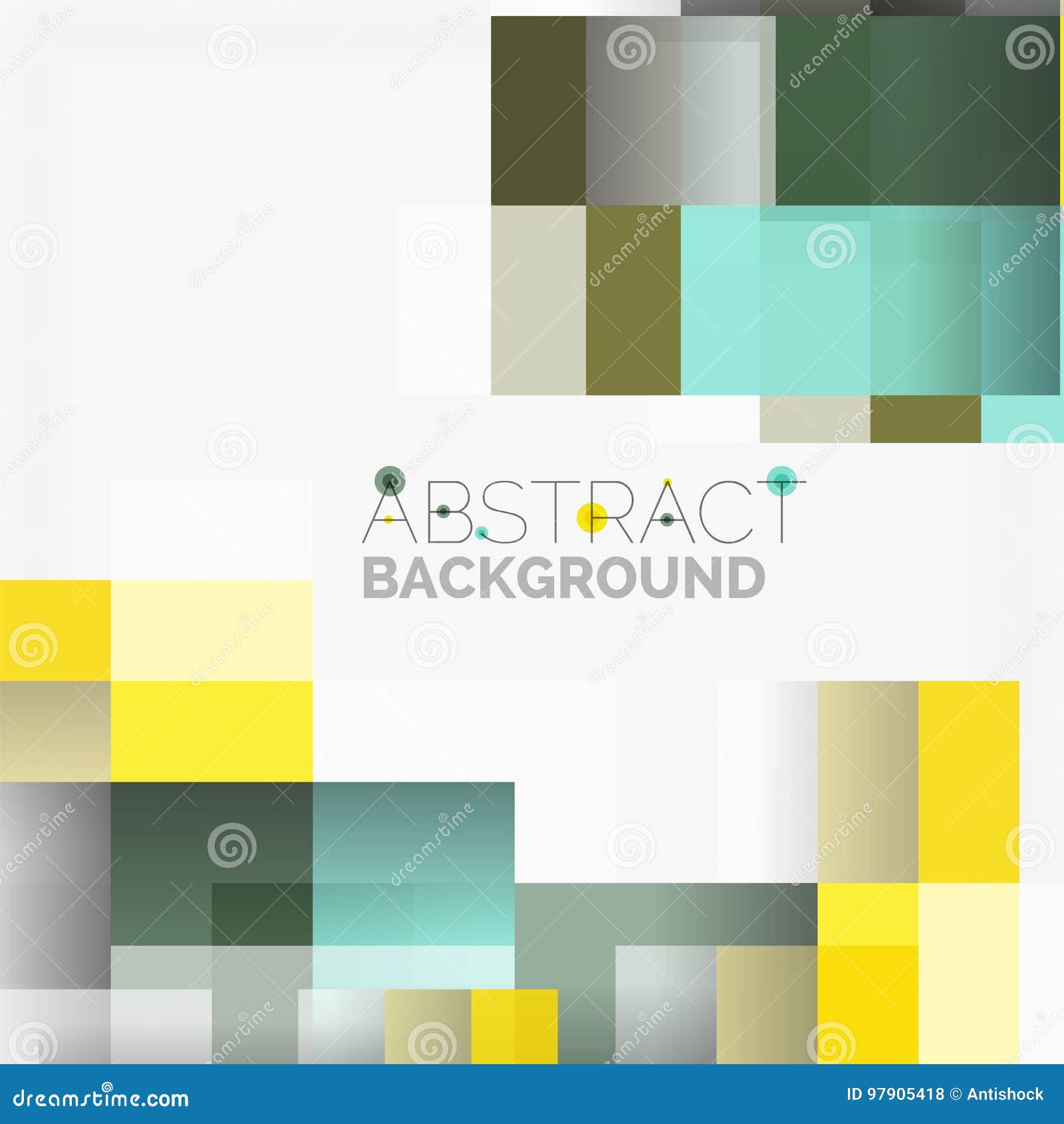 Abstract Blocks Template Design Background Stock Vector - Illustration ...