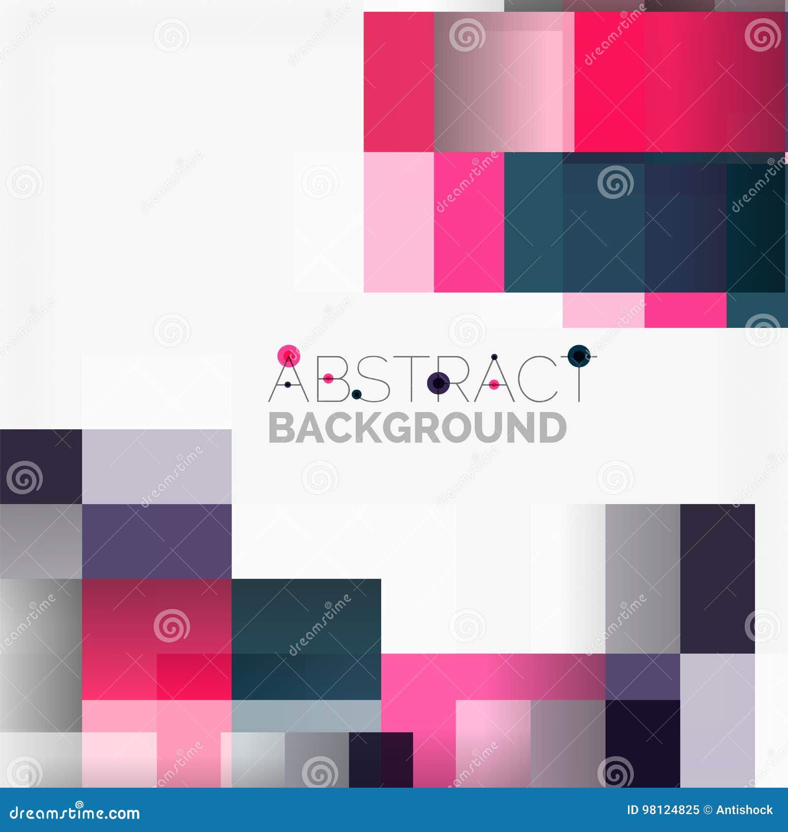 Abstract Blocks Template Design Background Stock Vector - Illustration ...