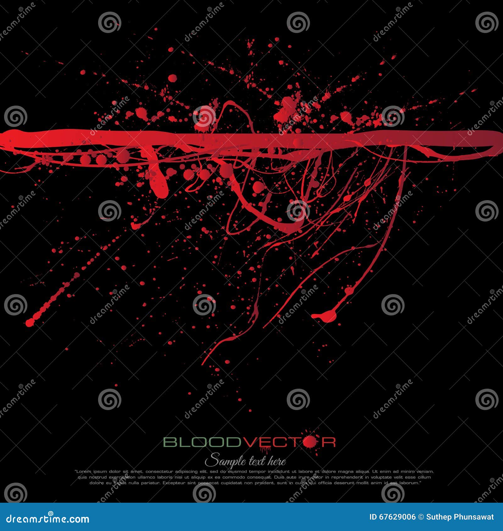 3d Abstract Red Blood Cells Floating Stock Photo | CartoonDealer.com ...