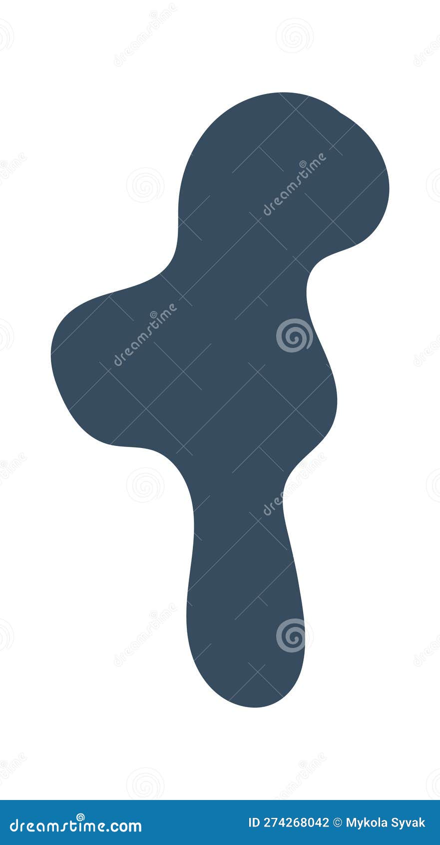 Abstract Blot Shape stock vector. Illustration of vector - 274268042