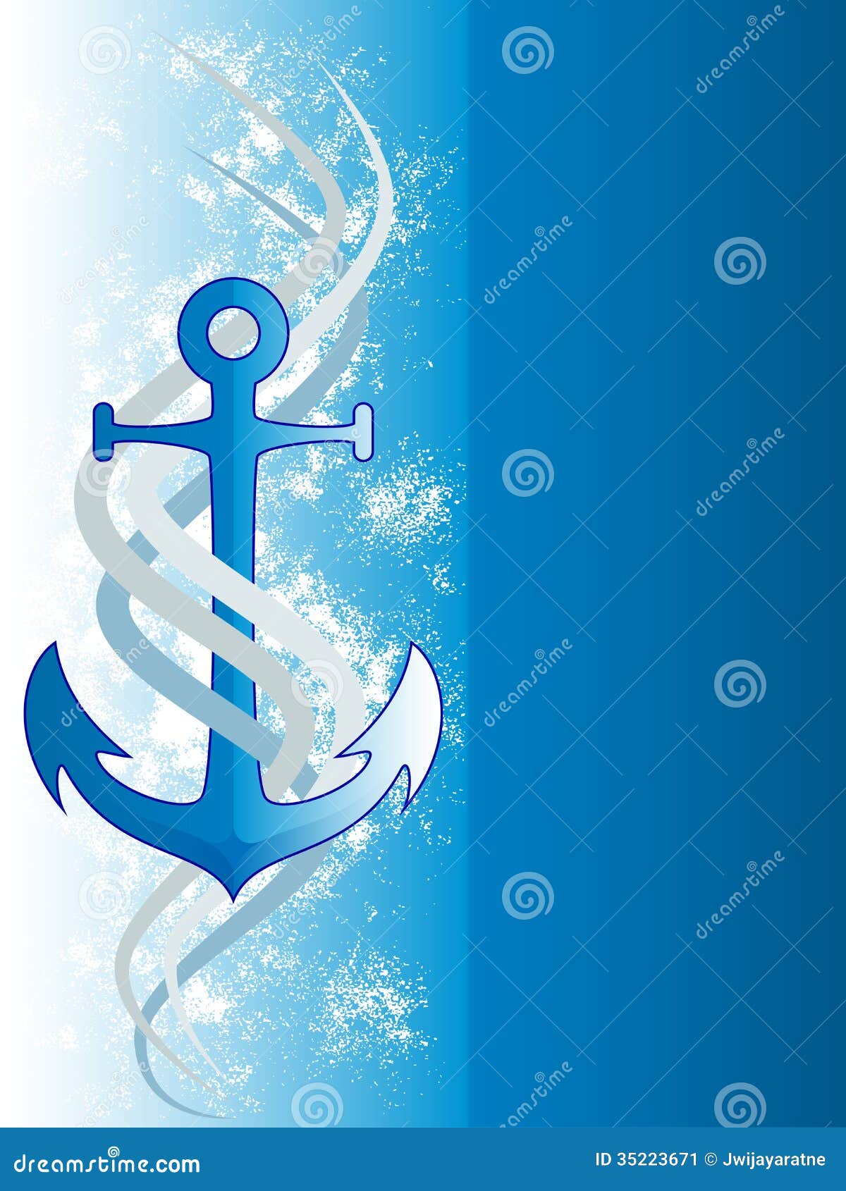 Blue Anchor Background