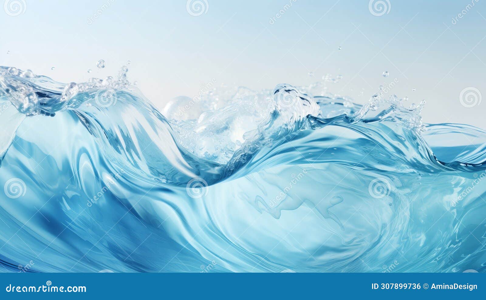 Abstract Blue Aqua Teal Ocean Wave Texture for Web Banner Graphic ...