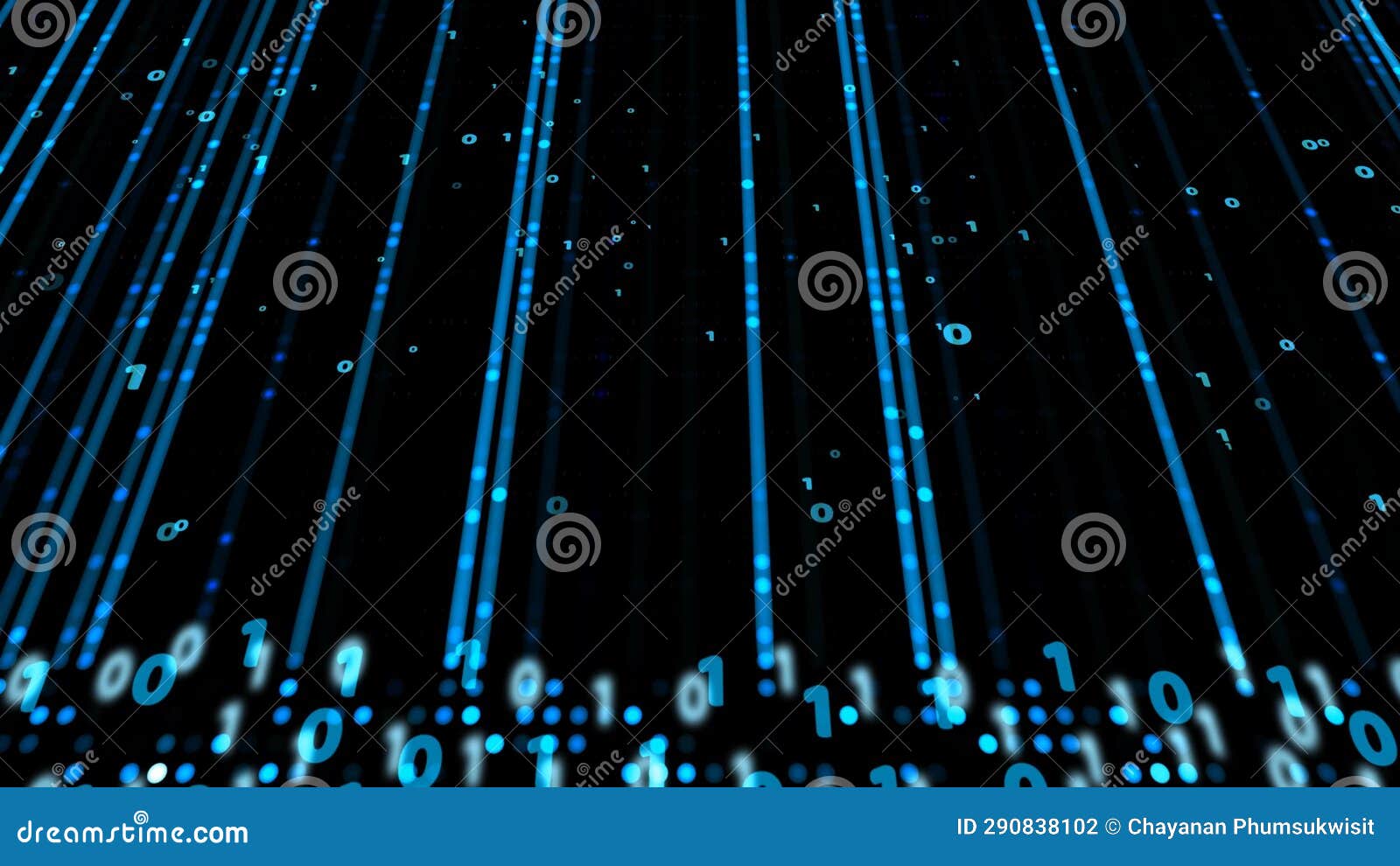 Abstract Blue Aqua Visualization Dolly View Scale Wipe Glow Dot in ...