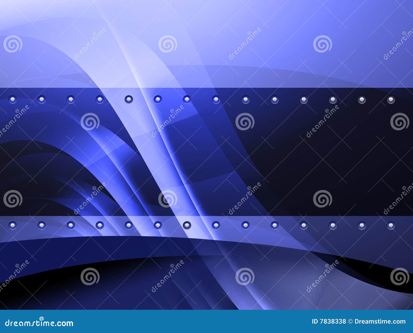 Abstract Blue Arc and Line Background Stock Illustration - Illustration ...