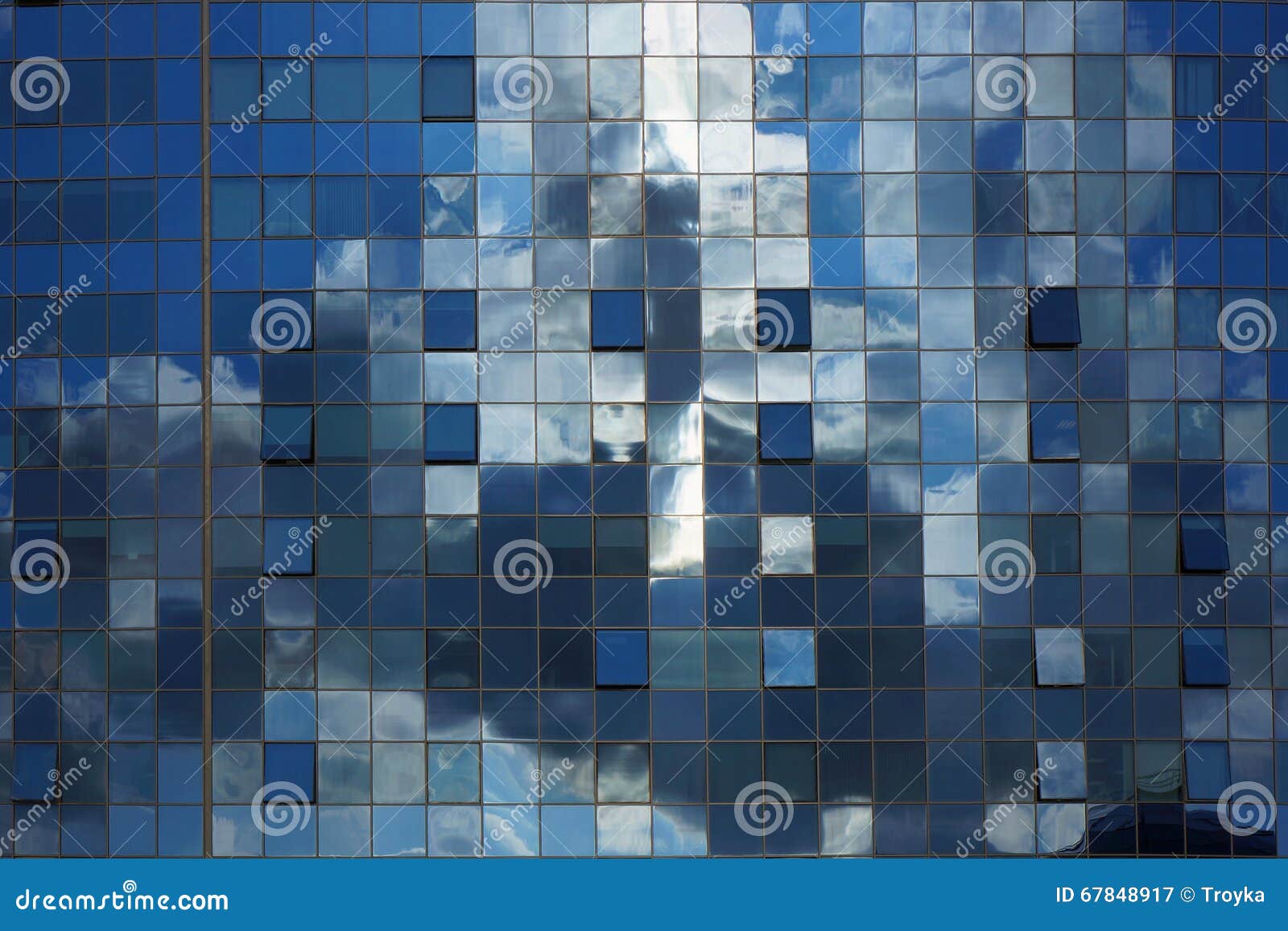 Abstract Blue Architectural Background. Stock Image - Image of city ...