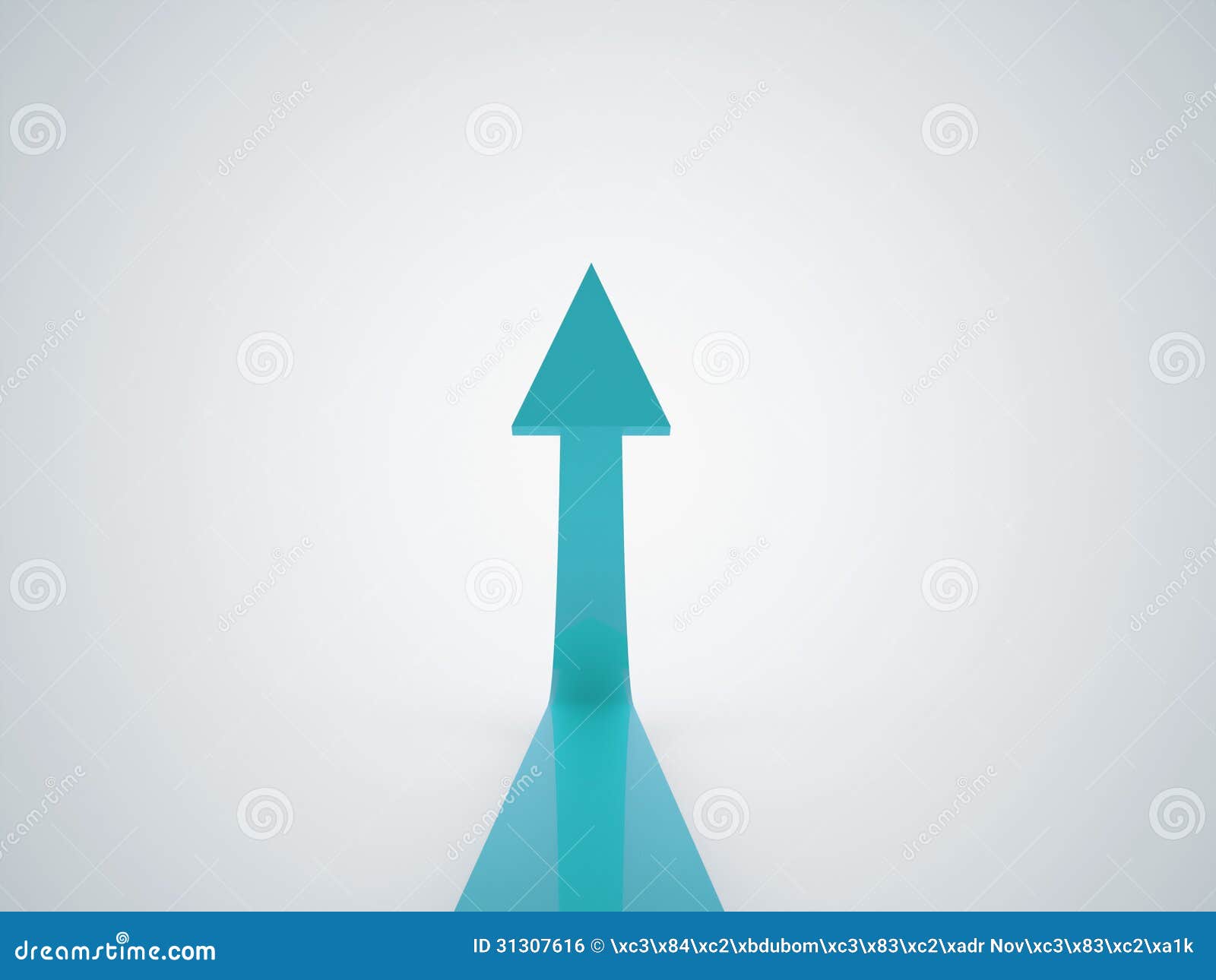 Abstract blue arrow stock illustration. Illustration of business - 31307616