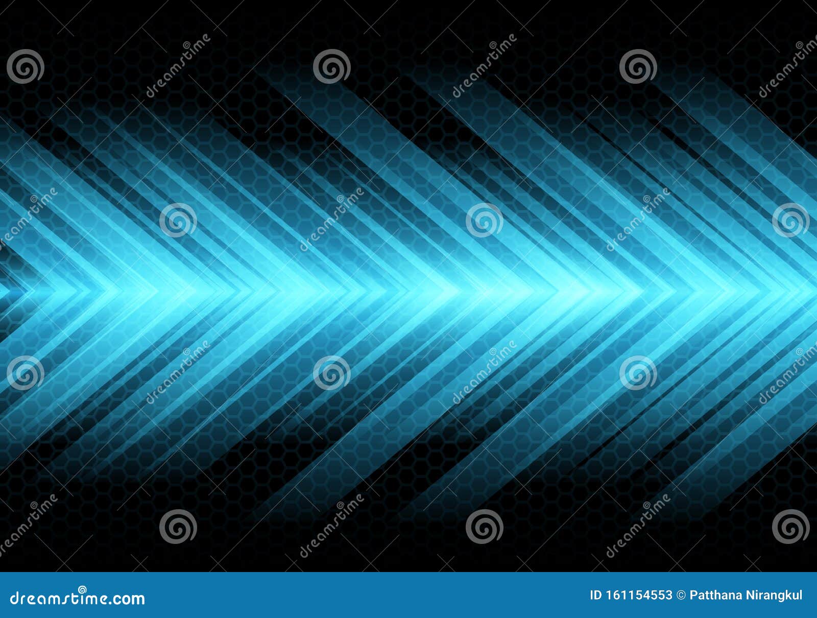 Abstract Blue Arrow Light Speed on Dark Hexagon Mesh Pattern Design ... Abstract Blue Arrow Light Speed on Dark Hexagon Mesh Pattern Design ...