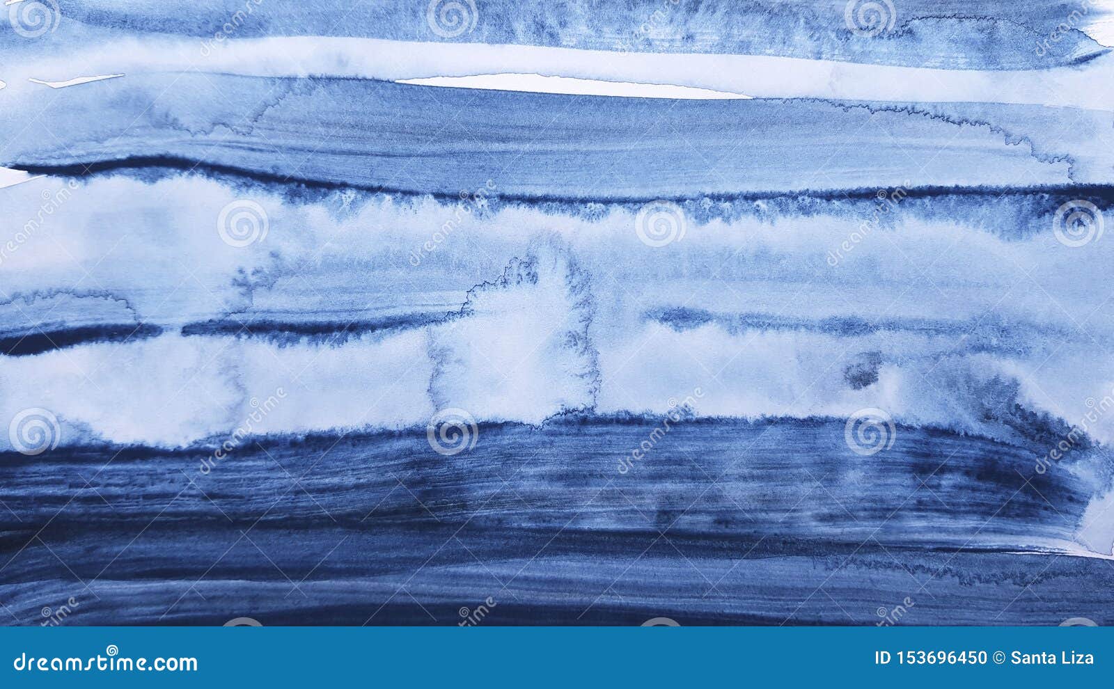 Abstract Blue Art Painting Background Stock Photo - Image of colorful ...